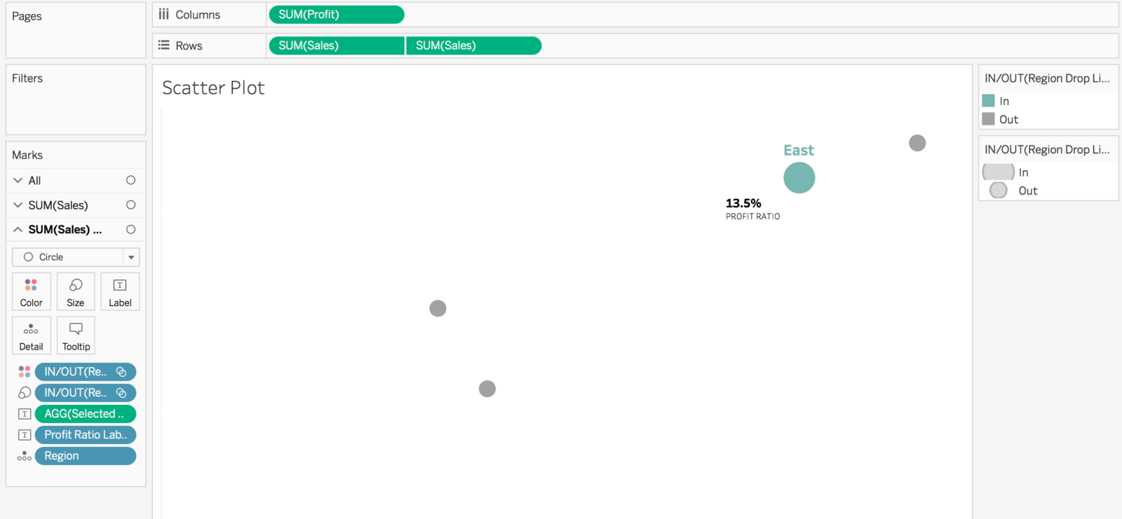 Create Custom Drop Lines Using Set Actions and Transparent Worksheets ...