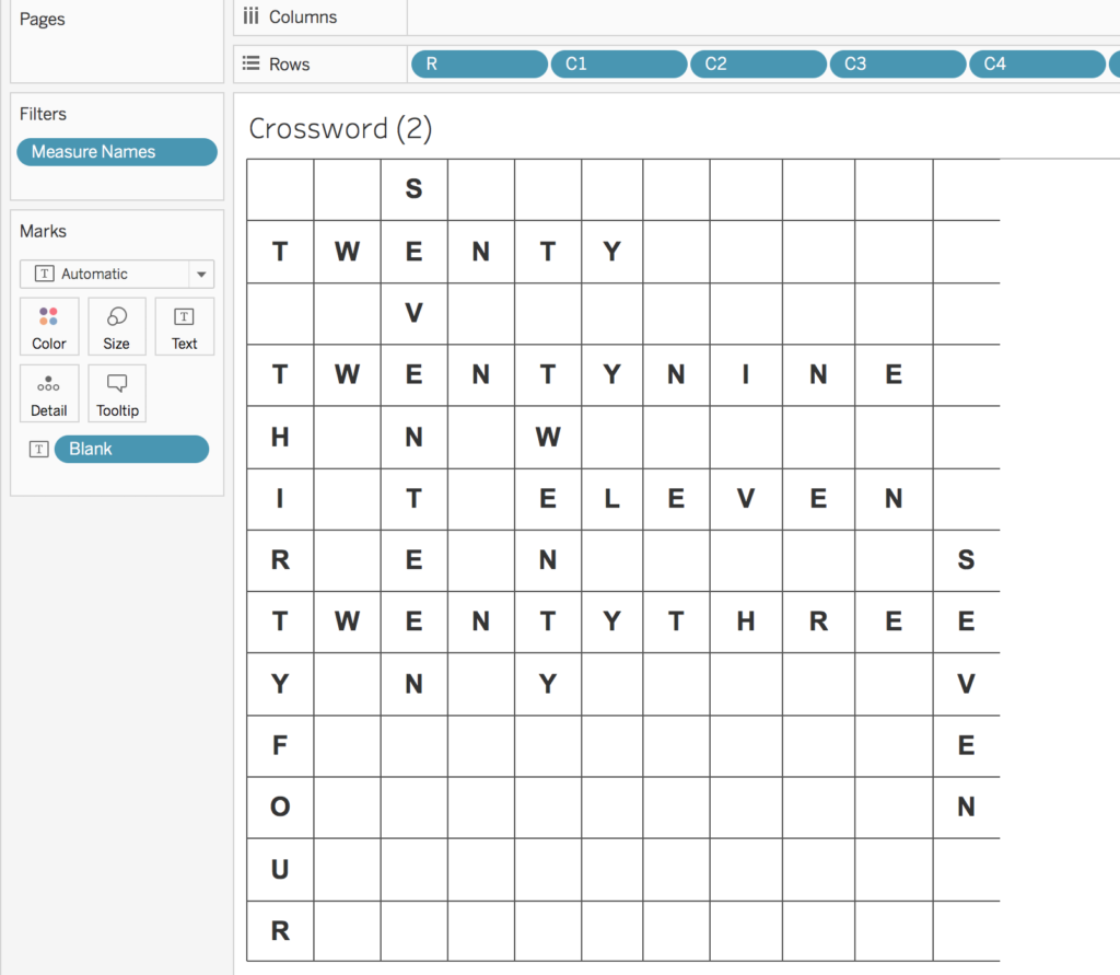 How I Created a Crossword Puzzle Using Set Actions - Lindsey Poulter